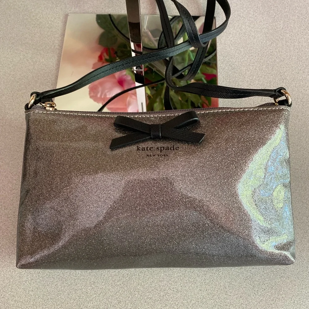 kate spade | Bags | Kate Spade Mavis Street Amy Glitter Crossbody ...